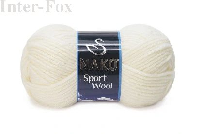 Sport wool kolor 300 ecru Inter-Fox